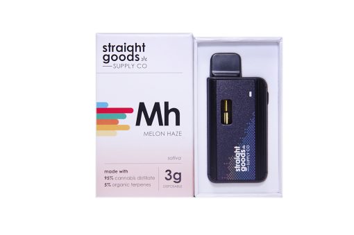 Straight Goods - Melon Haze 3G Disposable - Low Price Bud