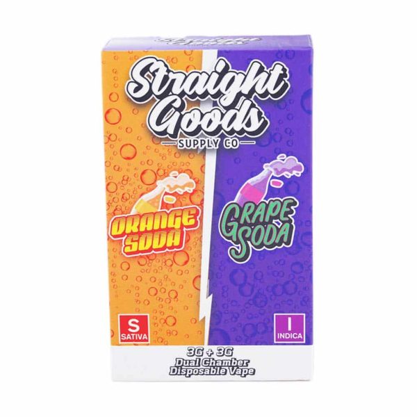 Straight Goods - Dual Chamber Vape - Orange Soda + Grape Soda (3G + 3G ...
