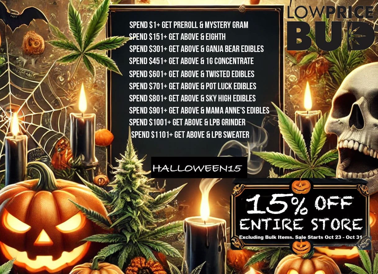 LowPriceBud Trick or Treat! Halloween Special 15% Off Store Wide with ...